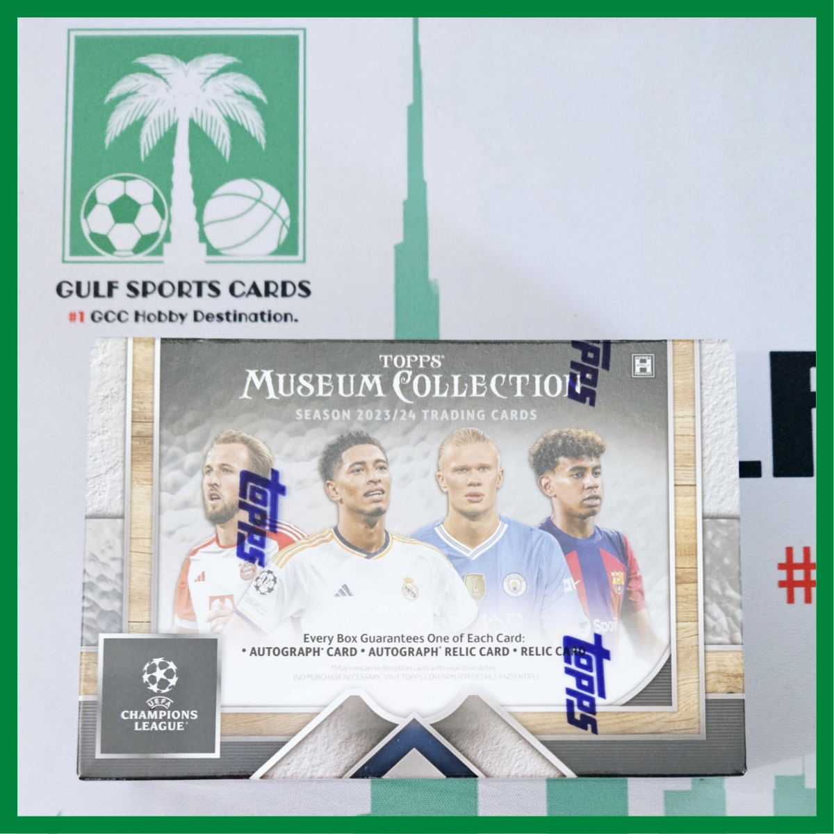 2023-24 Topps Museum Collection UEFA Champions League Hobby Box | Gulf ...