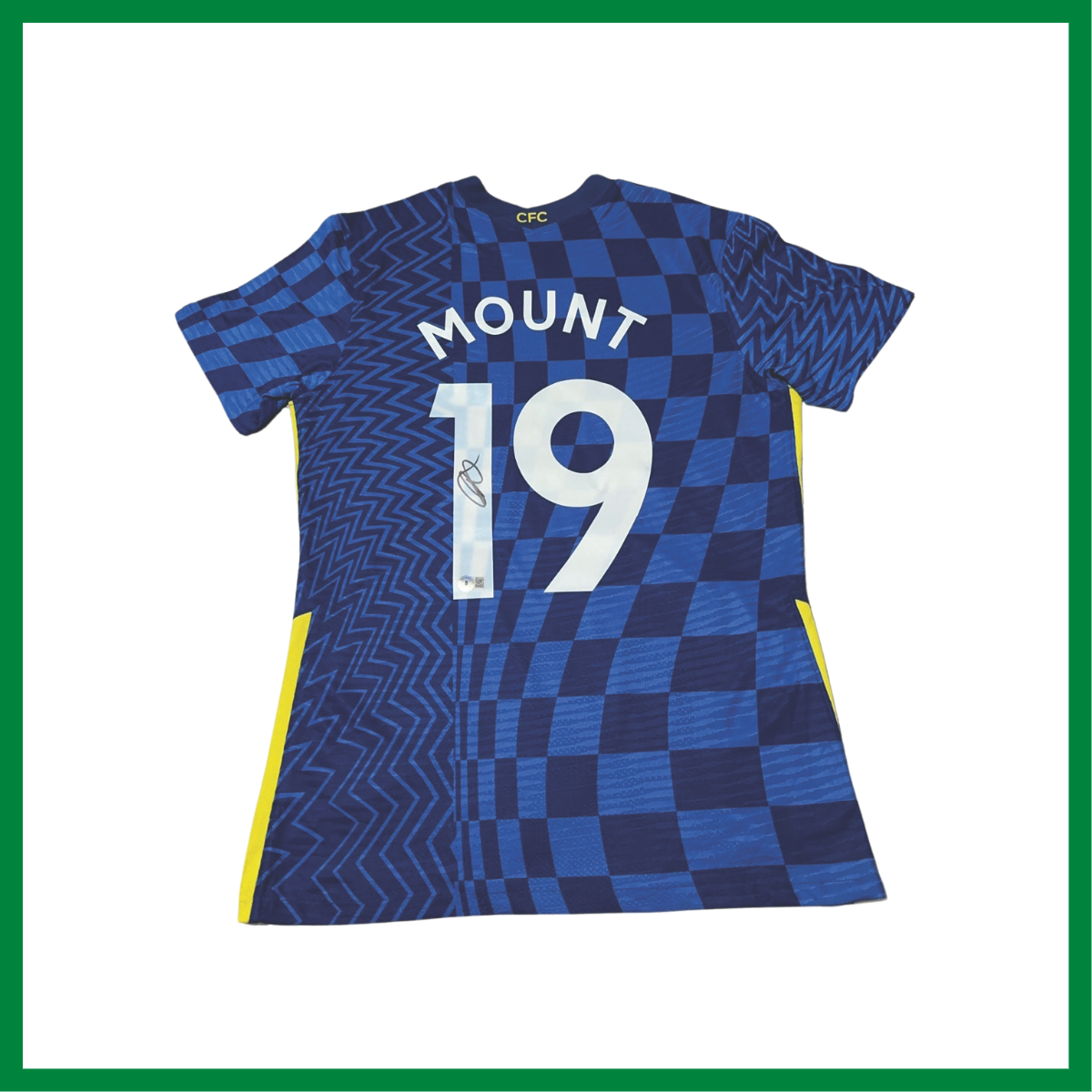 Mason Mount Autographed Chelsea FC Signed Beckett Authentic 2021-22 ...