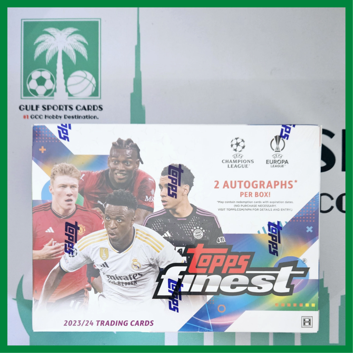 2023-24 Topps Finest UEFA Hobby Box | Gulf Sports Cards